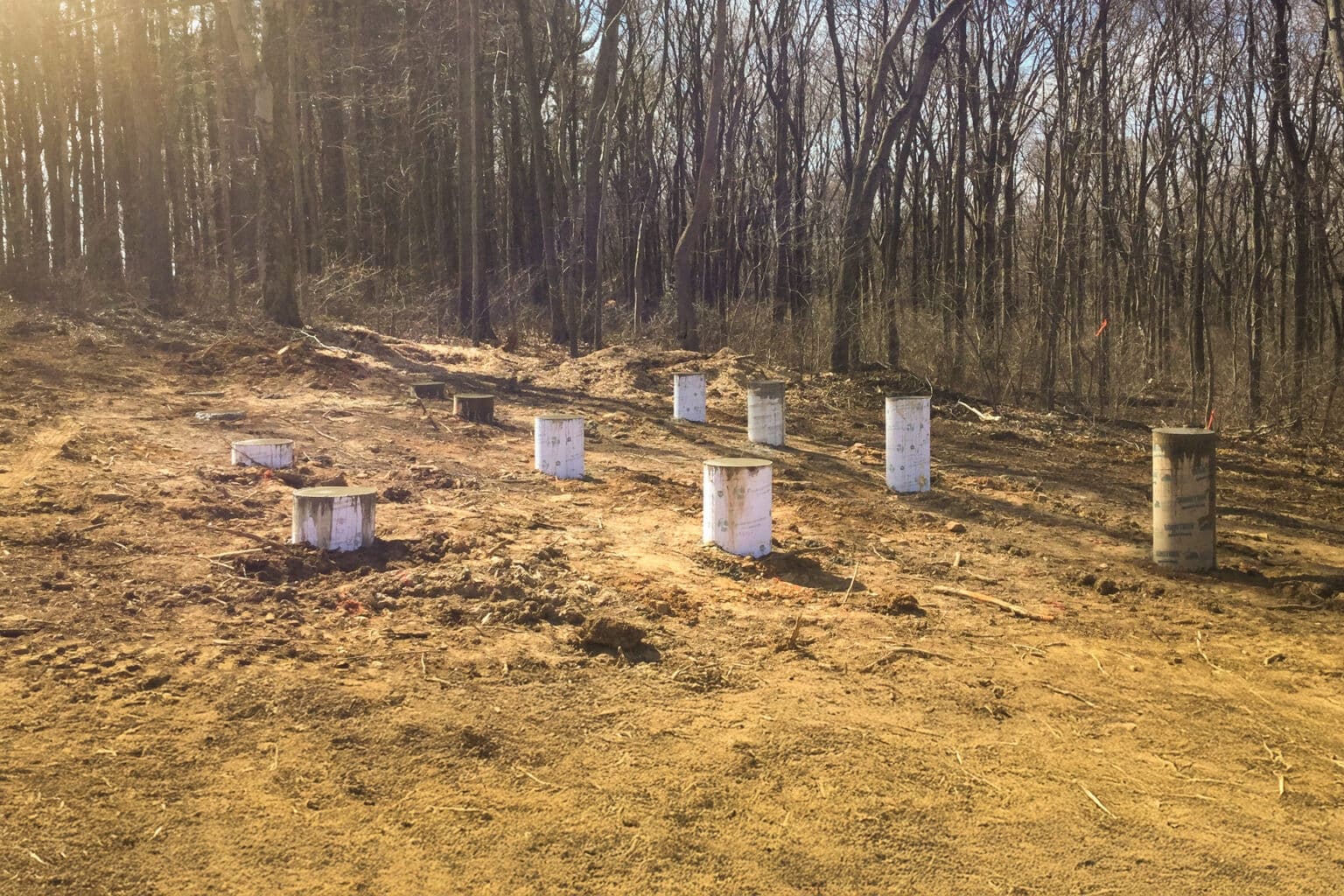 Concrete Pier Installation