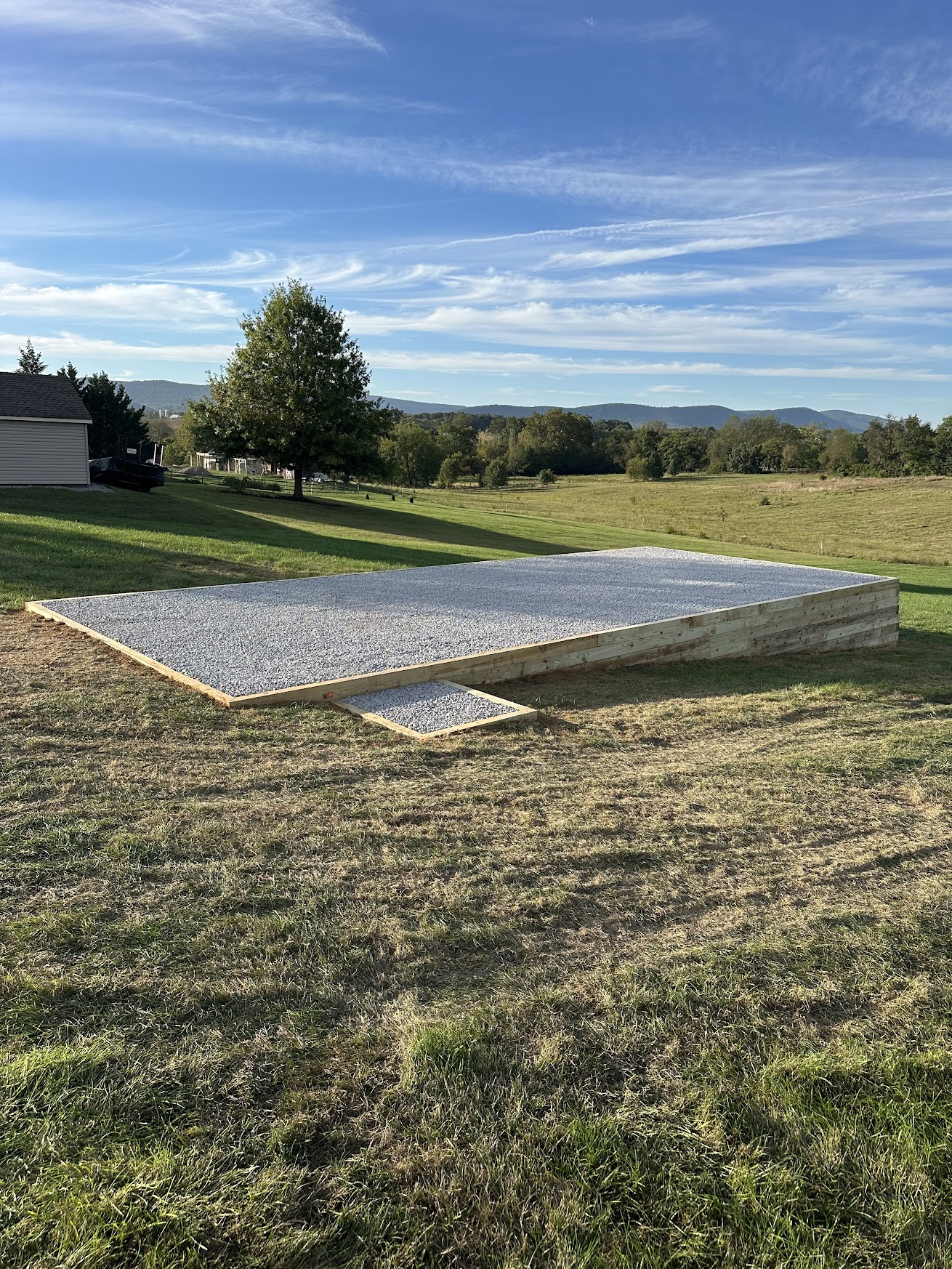 Janos S. - Gravel Shed Foundation in Clear Spring, MD - Site Prep