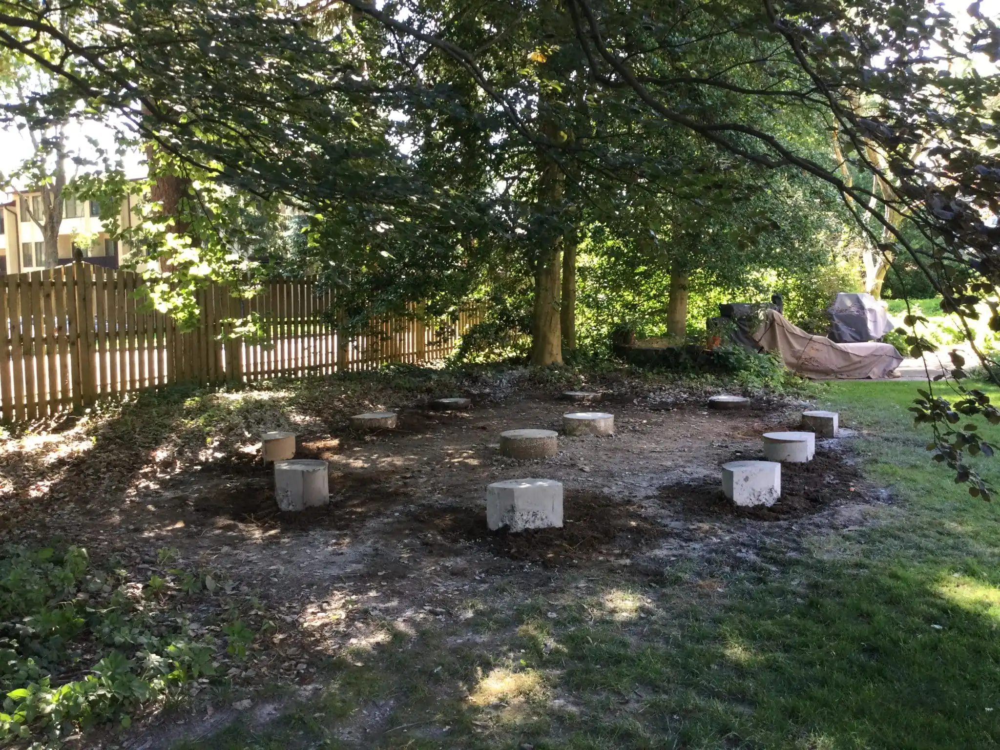 Concrete Pier Installation